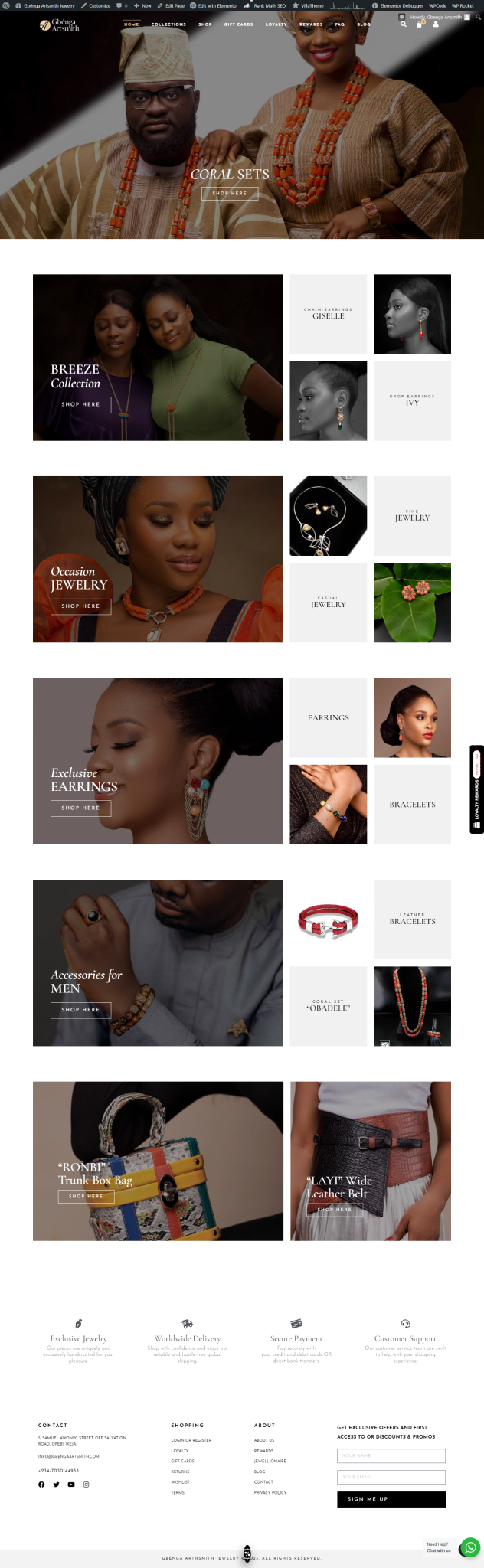 Conversion Optimization – Gbenga Artsmith Jewelry – Michael Sasu